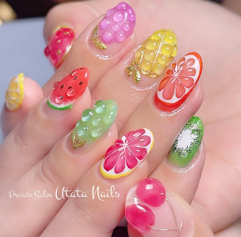 Nail Design Japan - Trendy Nails #1 Summer 2021 Edition